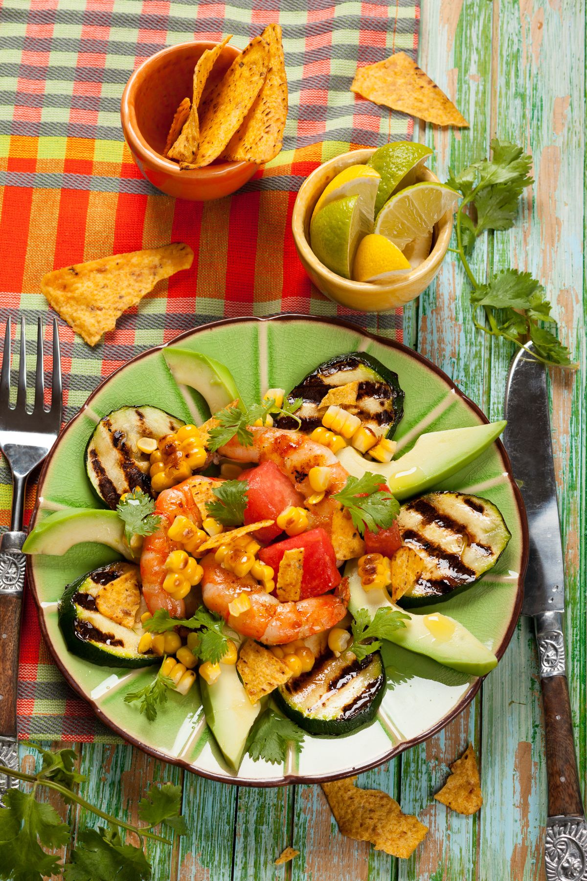 Tasty Grilled Shrimp Salad Recipe – Light And Refreshing